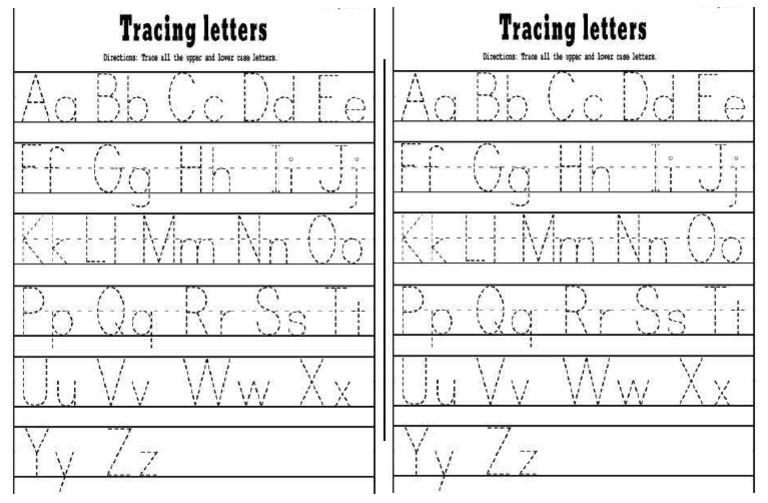 Letters Tracing | PDF
