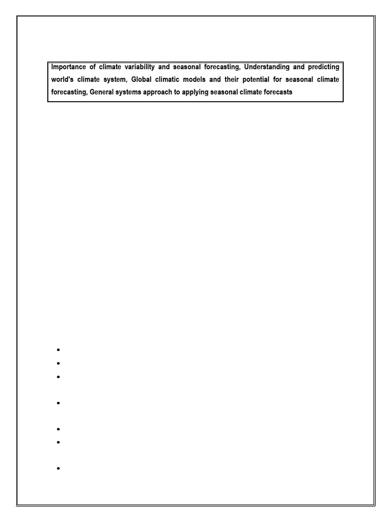 ITA Unit-4 Book Final | PDF | General Circulation Model | Climate