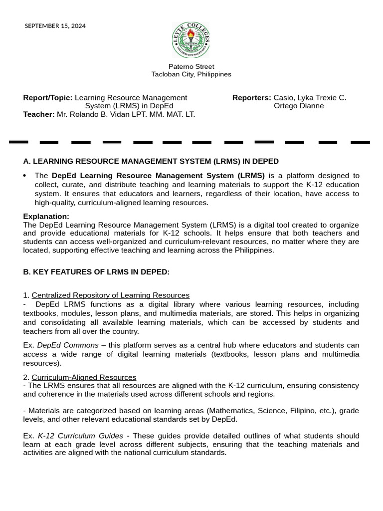 Ttl 2 Handouts | PDF | Learning | Teachers