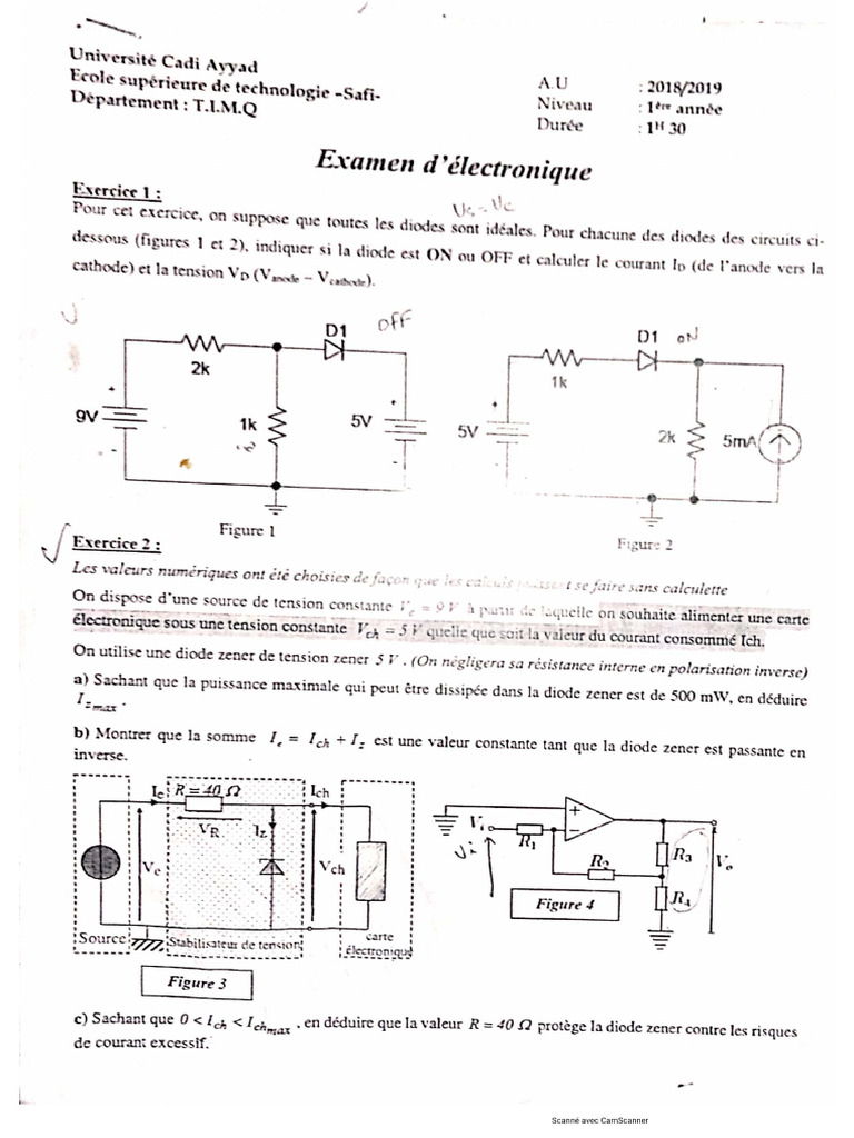 examen électronique | PDF