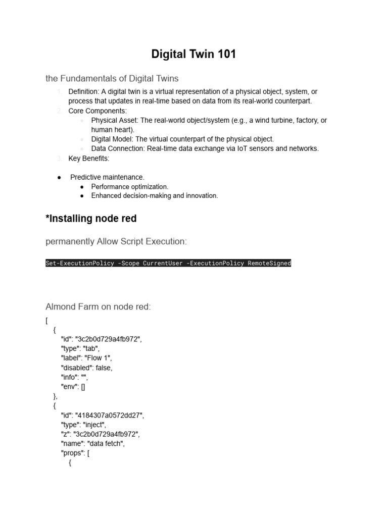 Digital Twin 101 | PDF | Computing | Computer Programming