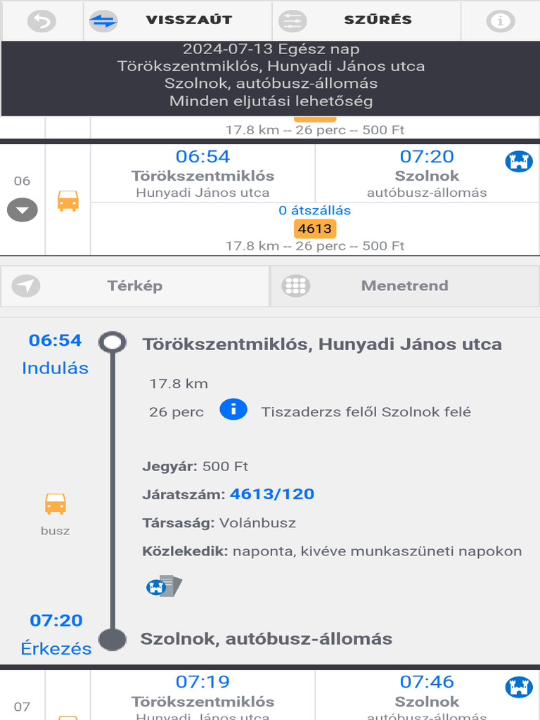 Menetrendek Hu | PDF
