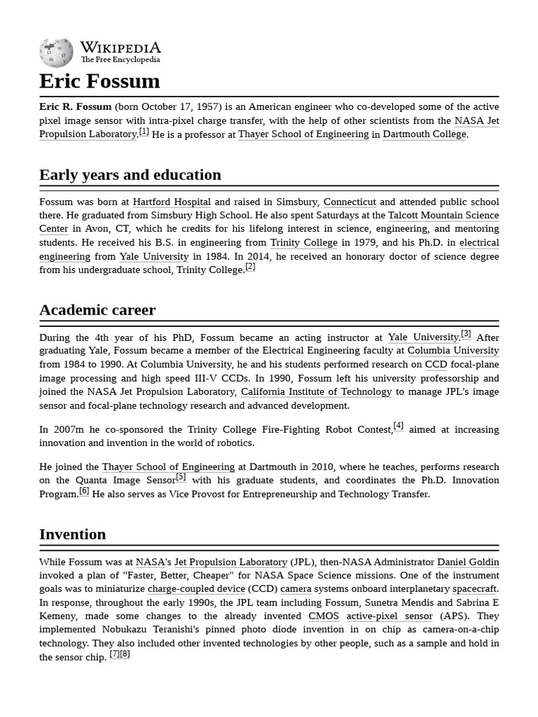 Eric_Fossum | PDF | Semiconductor Devices | Electronics