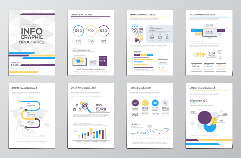 Infographics Flyer Template - Social Media | PDF