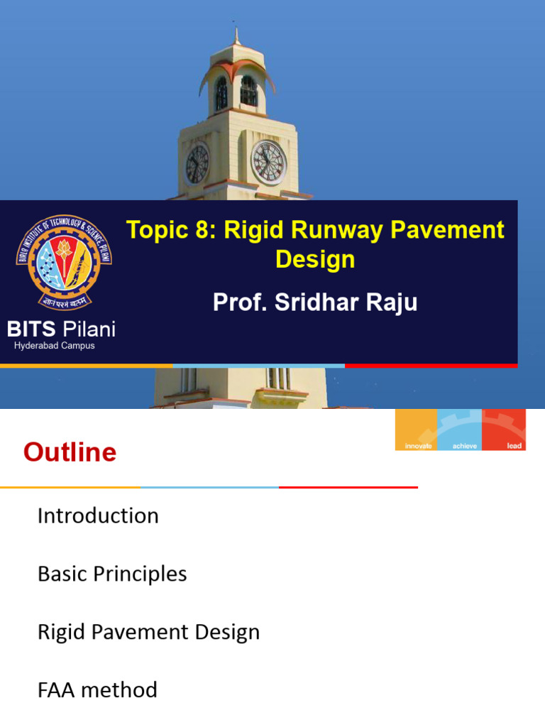 Topic 9a-Runway Rigid Pavement Design | PDF | Runway | Young's Modulus