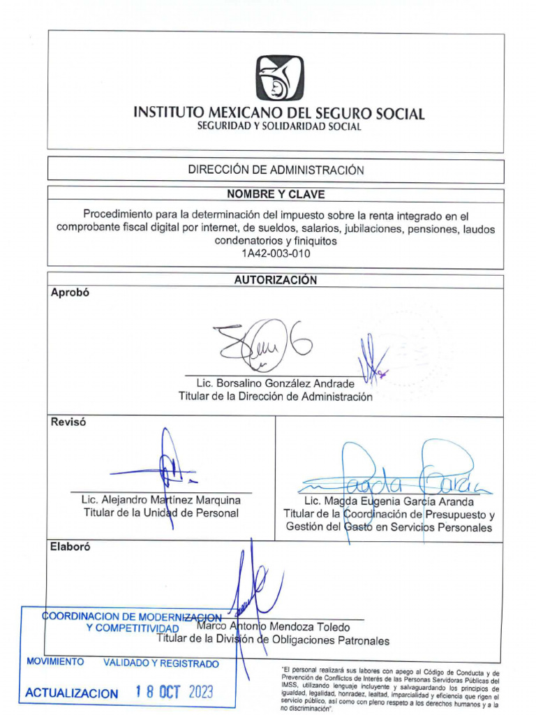 1A42-003-010 Calculo Del ISR | PDF | Presupuesto | Impuesto sobre la renta