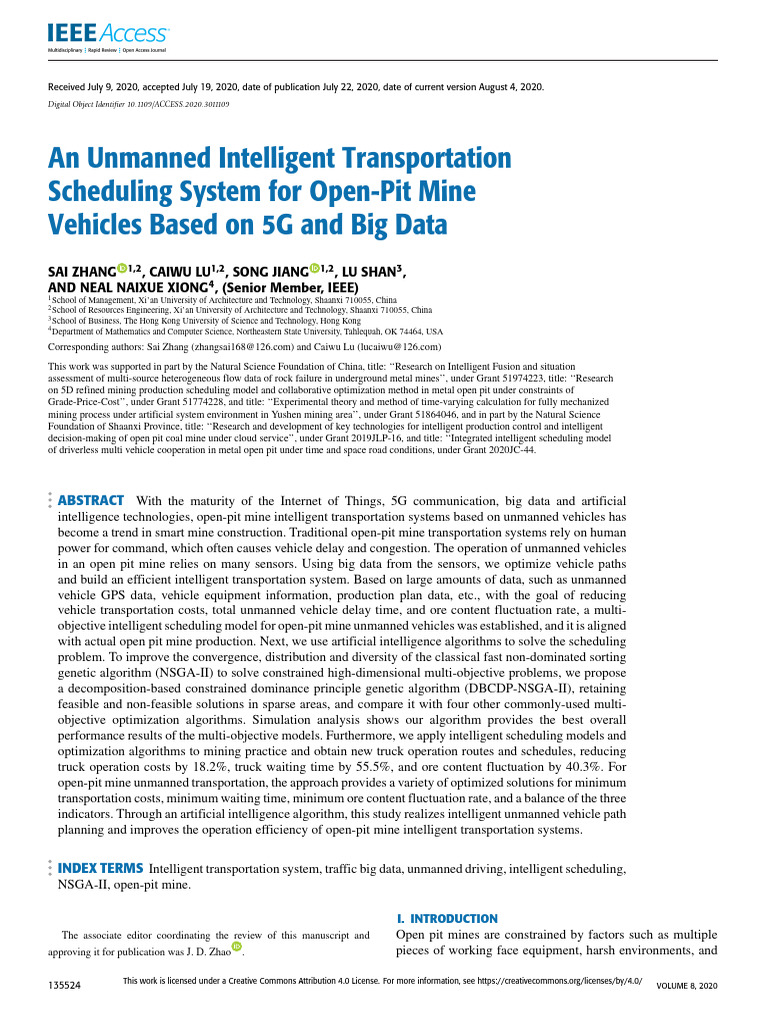 Transport Sche Sys DBCDP NSGA | PDF | Mathematical Optimization ...