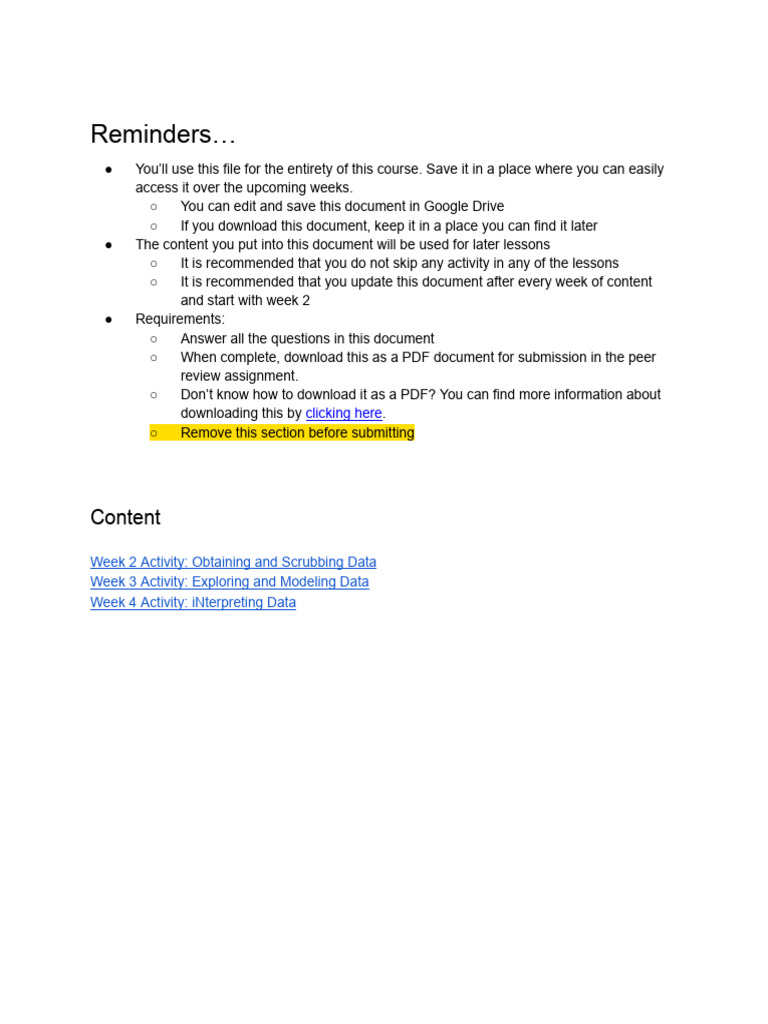 Intro To Data Analytics Activity Templates | PDF | Regression Analysis ...