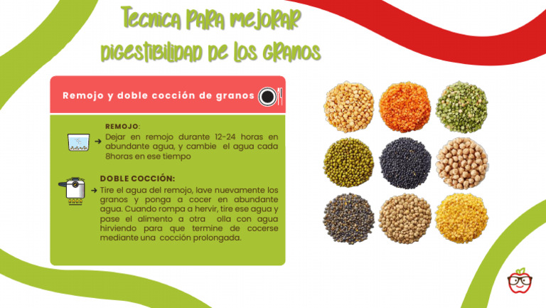 Remojo y Doble Cocción de Granos | PDF