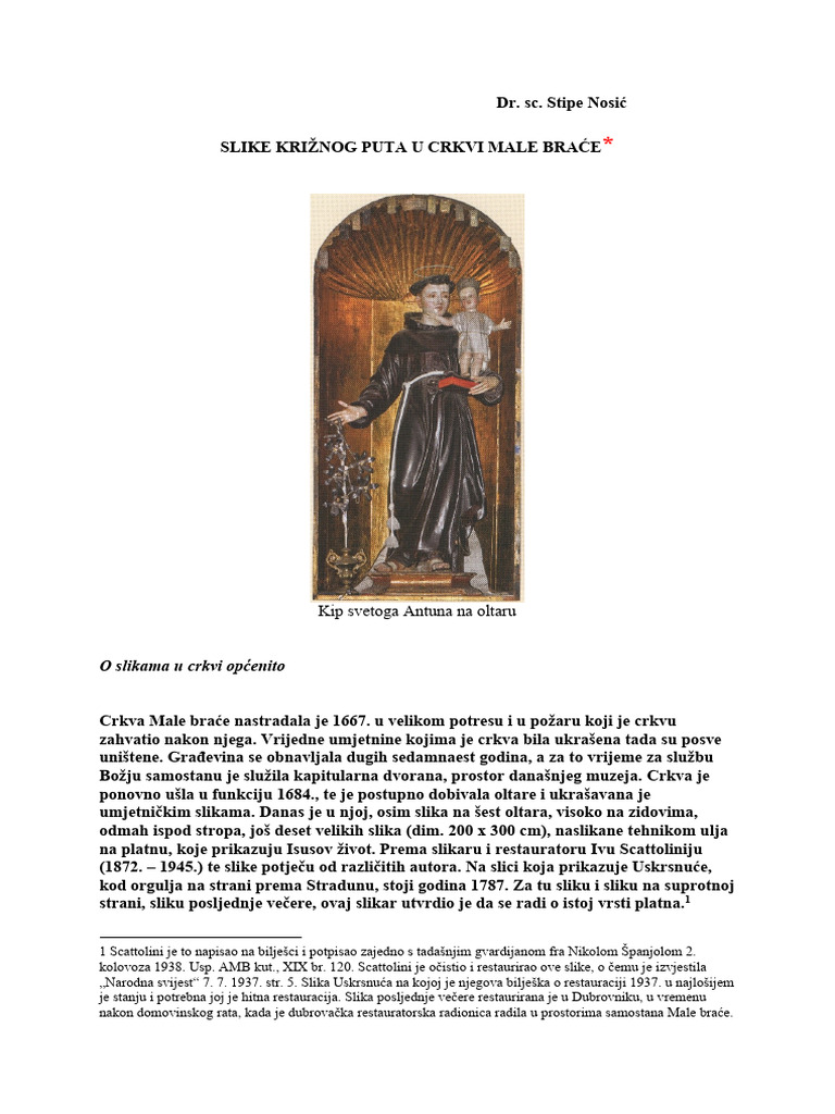 Krizni Put Bertini S.N | PDF