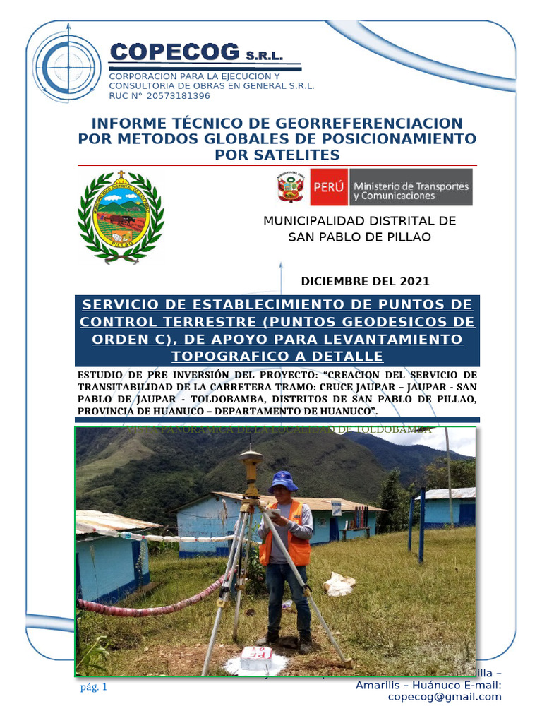 Inform 1 | PDF | Sistema de Posicionamiento Global | Geodesia