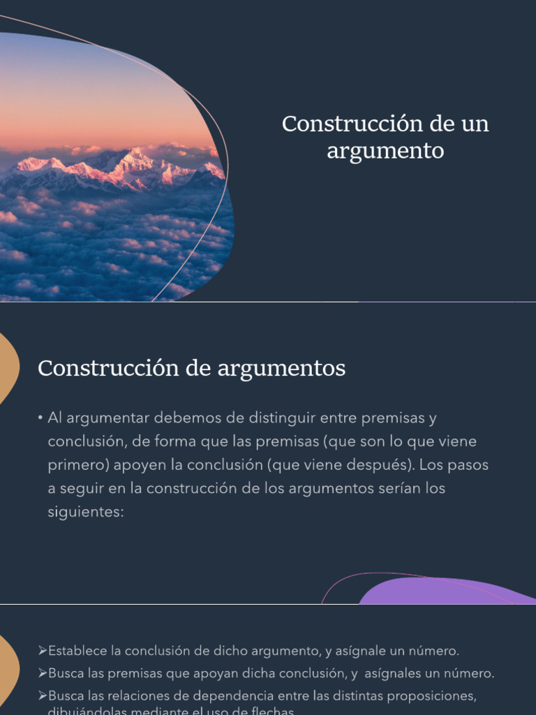 Construcción de Un Argumento | PDF