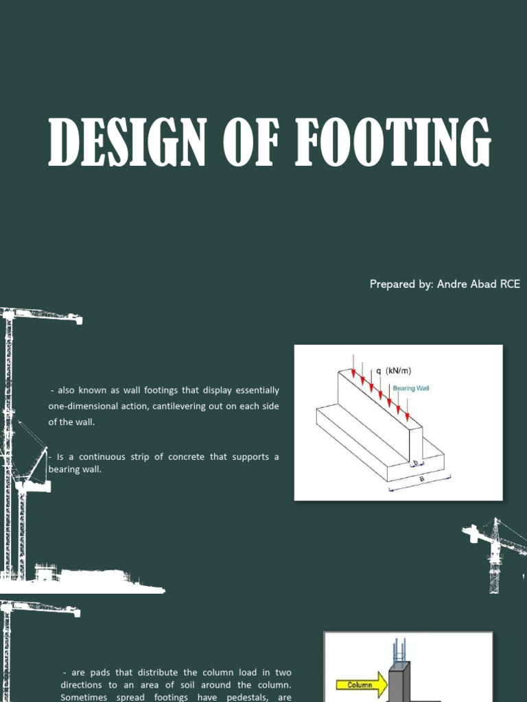 Design of Footings Review | PDF | Foundation (Engineering) | Deep ...