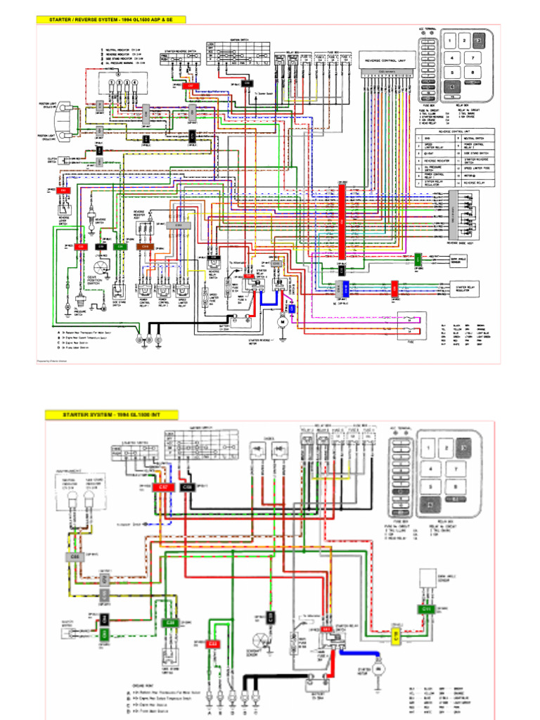 1994 GL1500 Electrical Systems Guide | PDF | Computer Standards ...