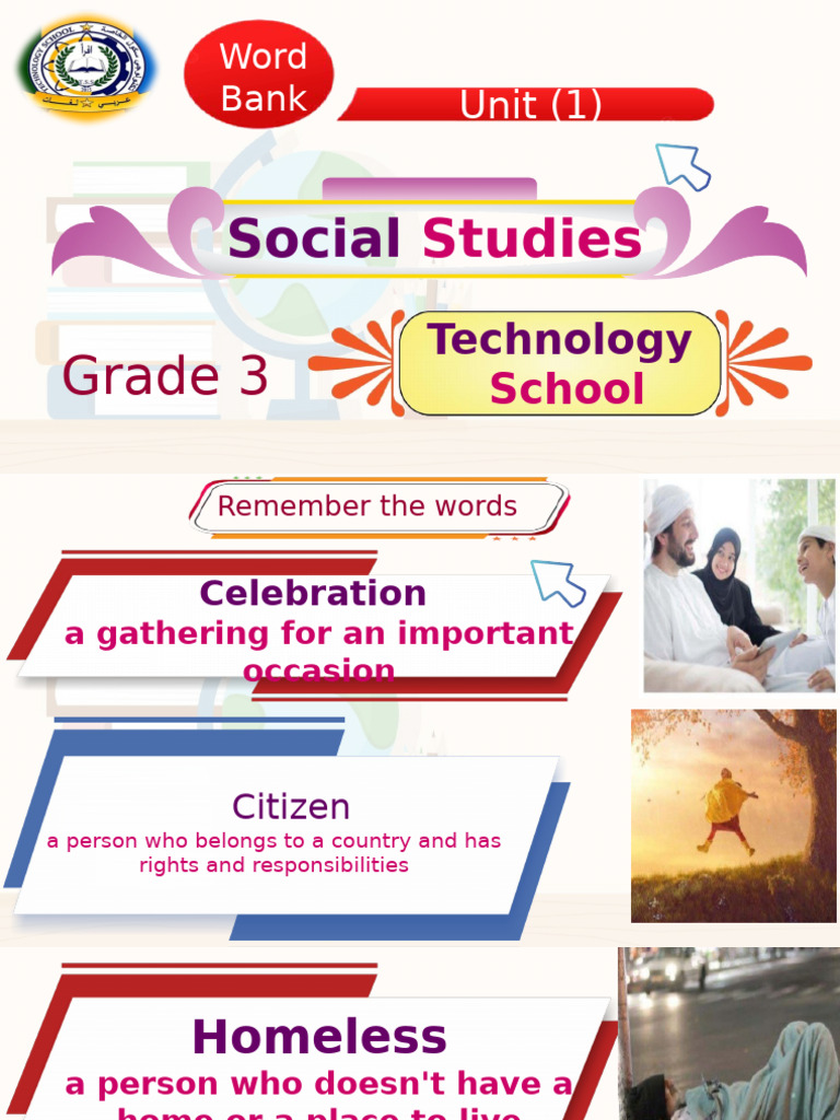 Grade 3 Social Studies Vocabulary Guide | PDF | Politics Of Saudi ...