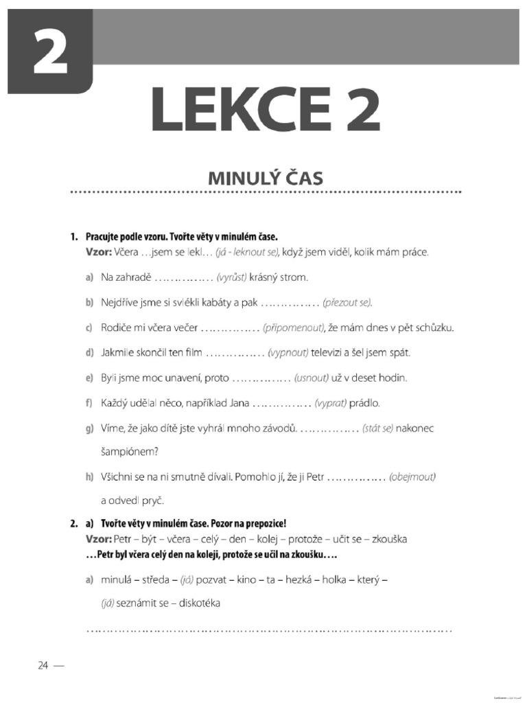 Cestina Pro Cizince b2 (5) 2 | PDF