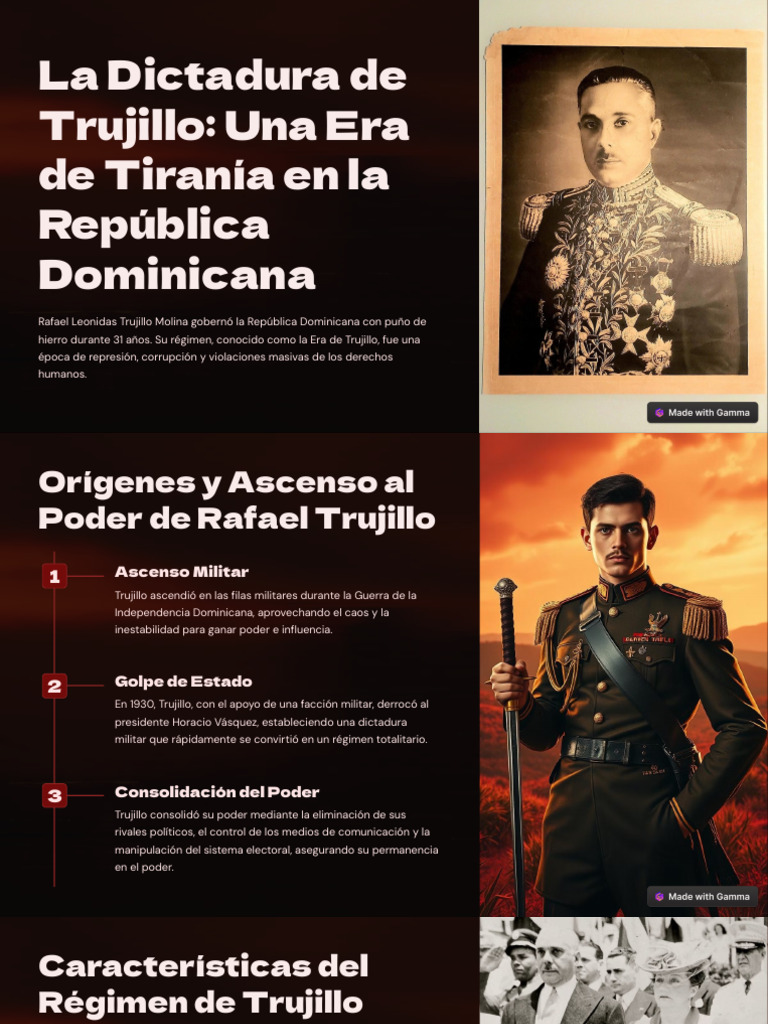La Dictadura de Trujillo Una Era de Tirania en La Republica Dominicana ...