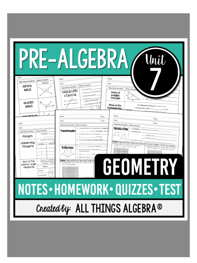 Open Unit 7 - Geometry | PDF | Triangle | Euclidean Geometry