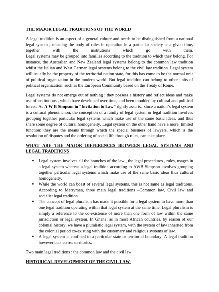 Ghana's Legal System Overview | PDF | Common Law | Equity (Law)