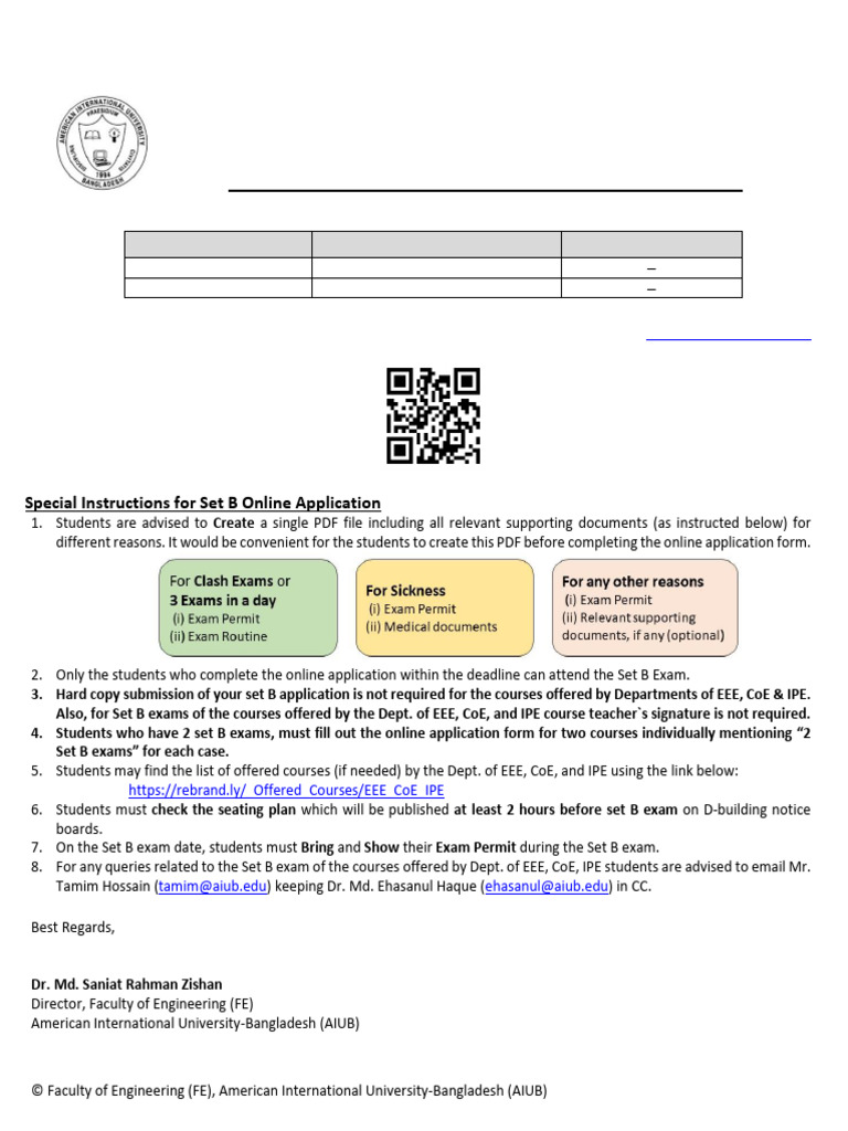 Eee Coe Ipe Set B Notice (Mid) Fall 2024 25 | PDF