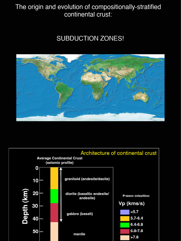 Earth-120 Week5a - 2 How To Make Continental Crust | PDF | Basalt | Magma