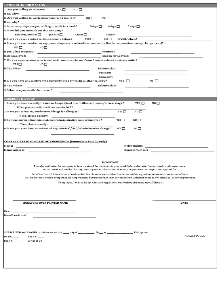 Application Form Page 2-1 | PDF | Common Law | Justice