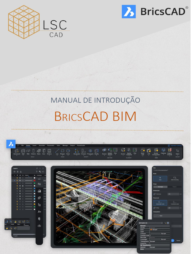 Manual de Introducao BricsCAD BIM BricsCAD V25 | PDF | BIM | Janela (informática)