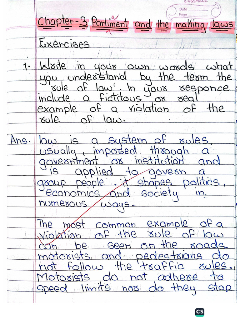 Ch-3 Civics Notes | PDF