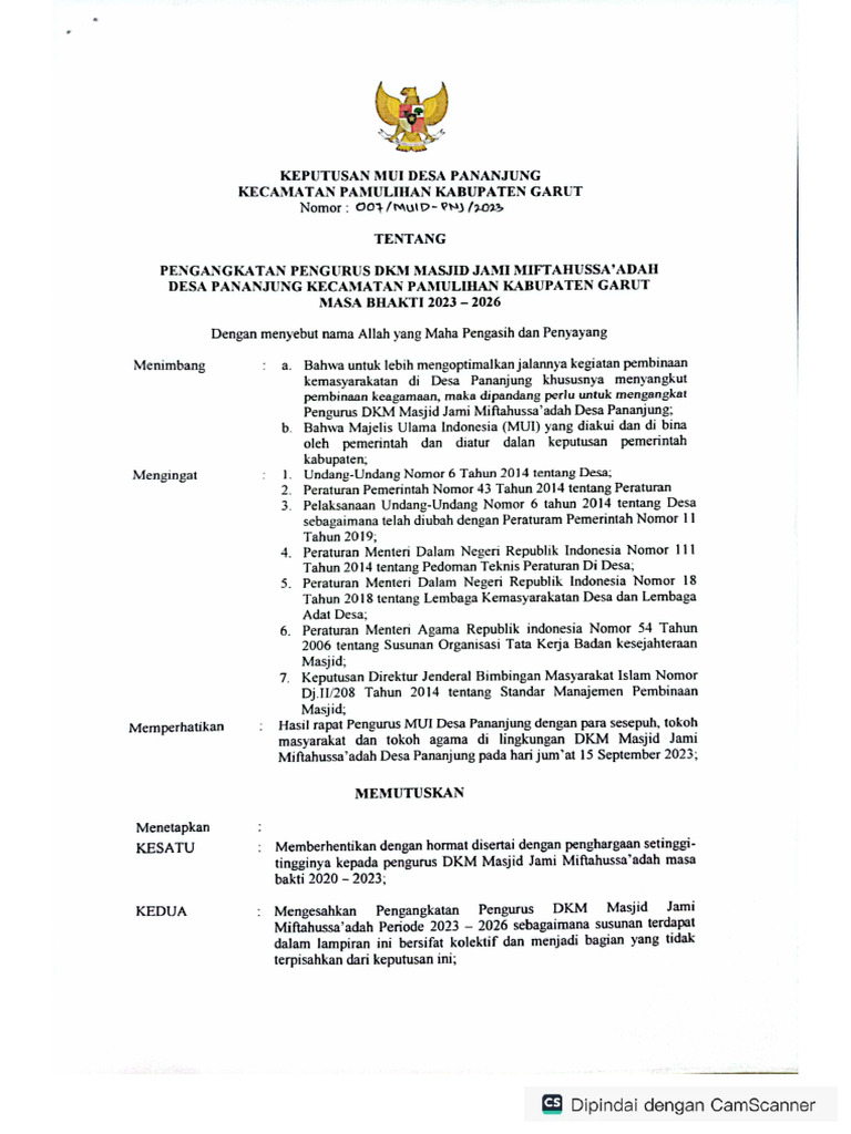 SK DKM MIFTAHUS SA'ADAH | PDF