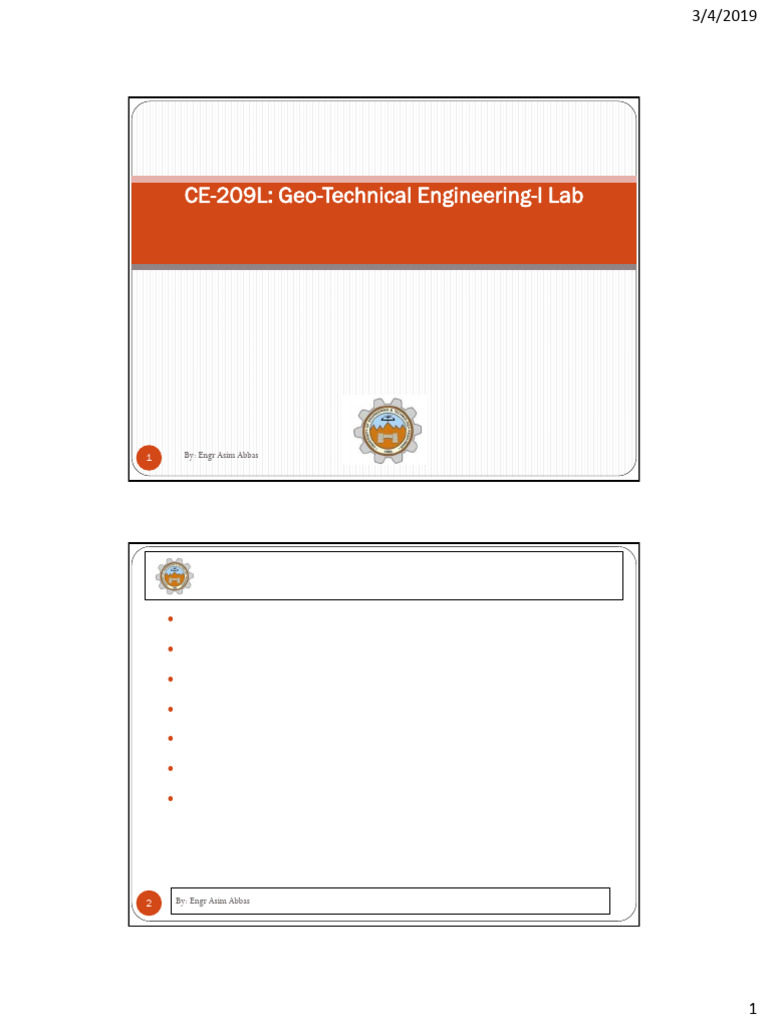 Lecture 04- Sieve analysis | PDF | Particle Size Distribution