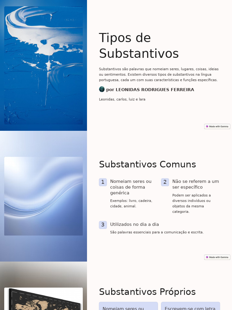 Tipos de Substantivos | PDF | Plural