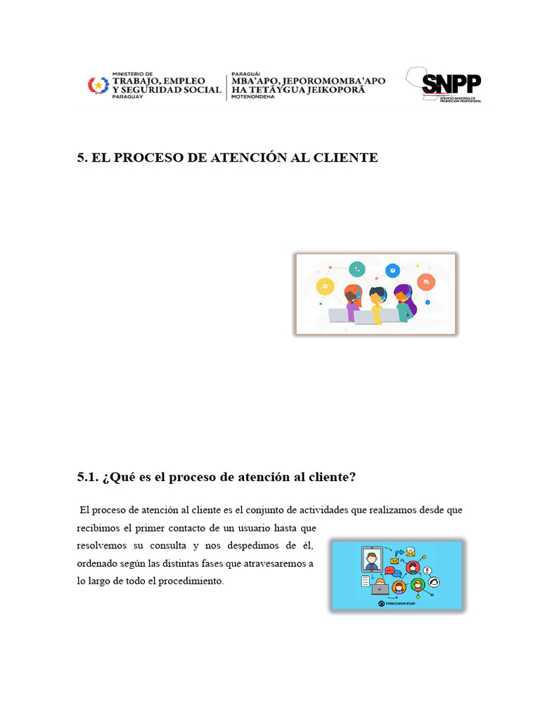 Proceso de Atención Al Cliente 5 | PDF | Business | Marketing