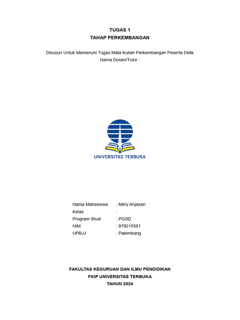 Tugas1 PerkembanganPesertaDidik | PDF