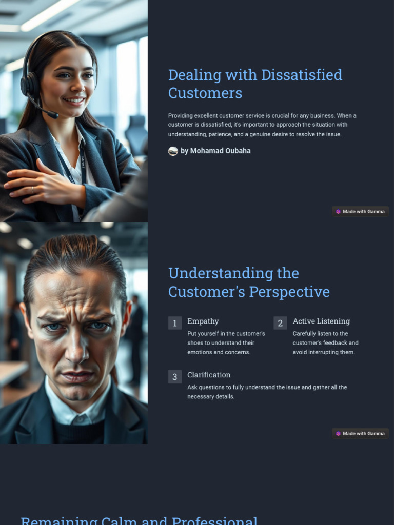 Effective Strategies for Handling Customer Complaints | PDF | Cognitive ...