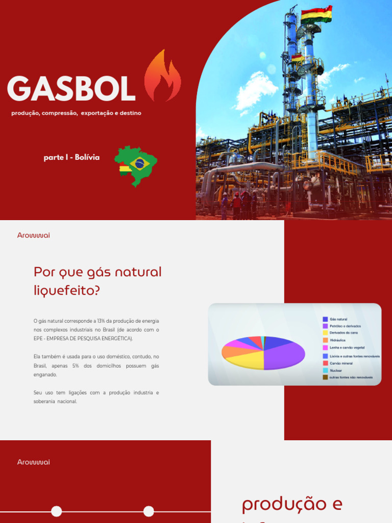 GASBOL Parte I | PDF | Gás natural | Combustíveis