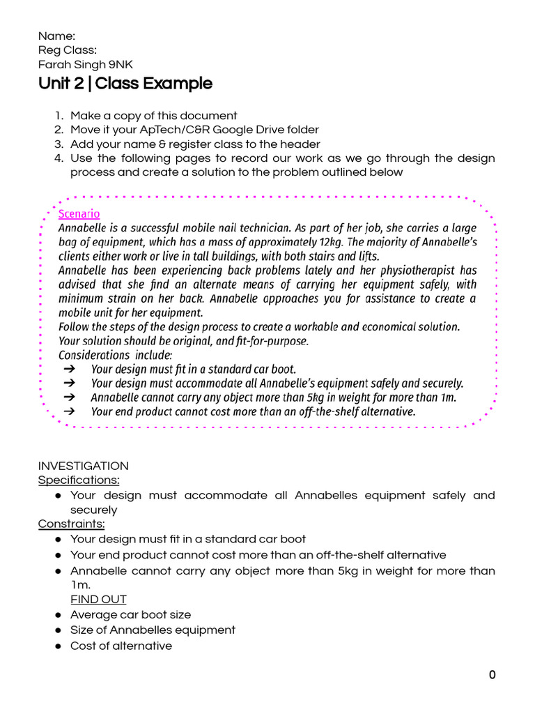 Unit 2 - Class Example | PDF