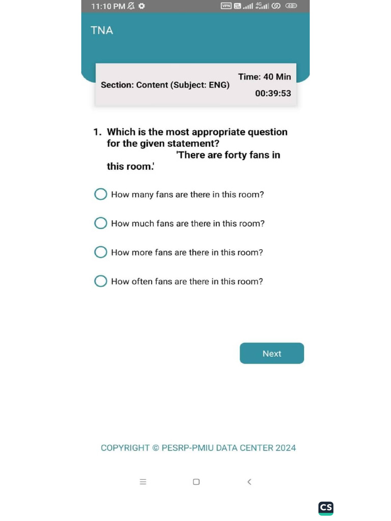 TNA Question Paper Sample | PDF