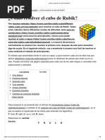 Cómo resolver el cubo Rubik 3x3 en 7 pasos | PDF
