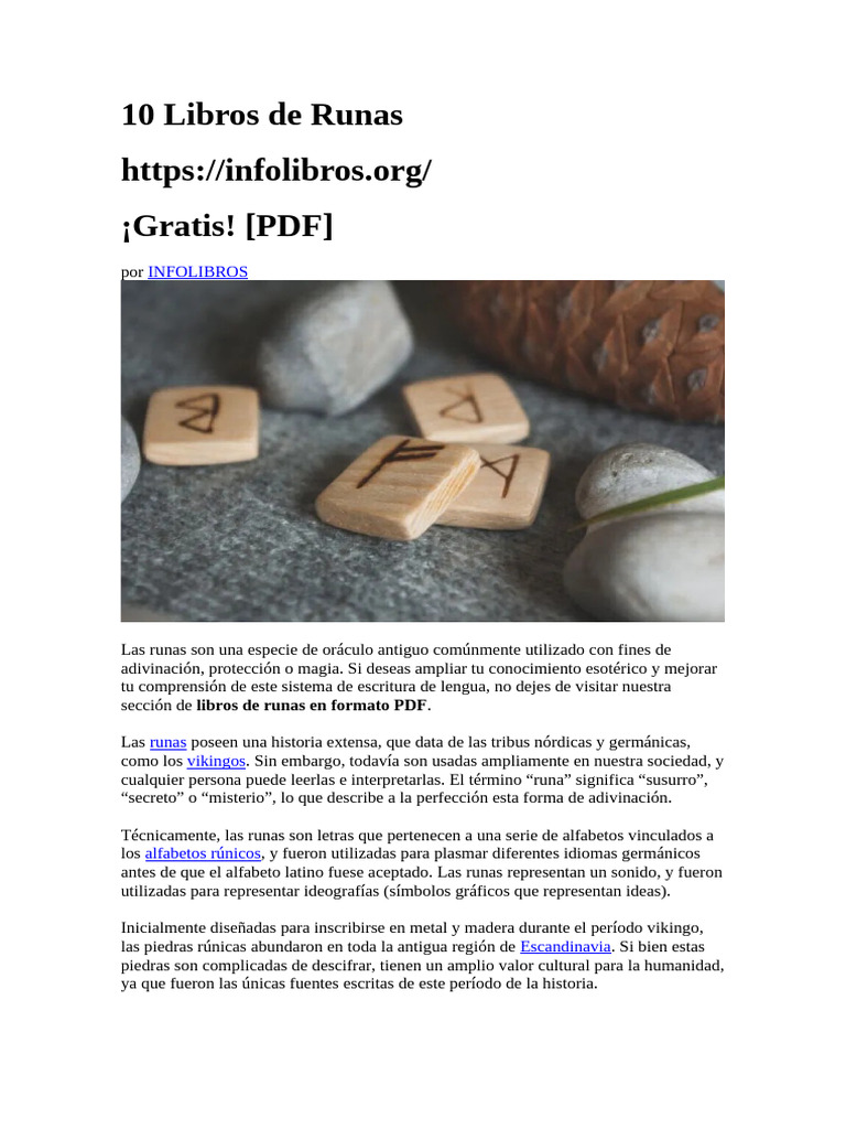 10 Libros de Runas | PDF | Runas