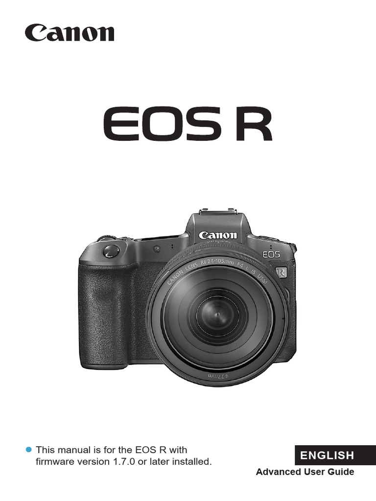 EOS R Advanced User Guide en | PDF