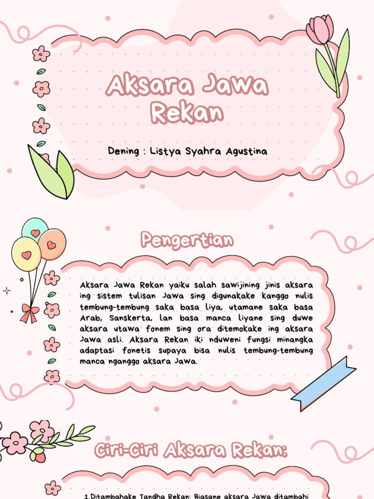 AKSARA JAWA REKAN LISTYA SYAHRA AGUSTINA 21_20241210_193012_0000 | PDF