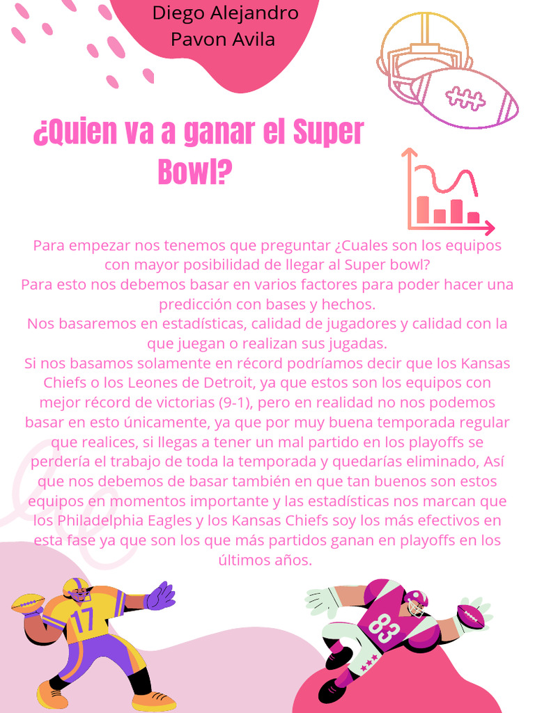 Equipos con más posibilidades de Super Bowl | PDF | Liga Nacional de ...
