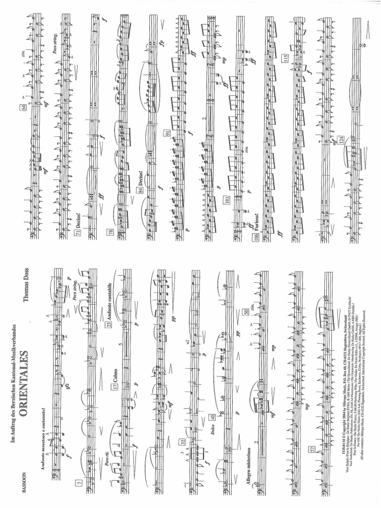 04 - 1st & 2nd Bassoons | PDF