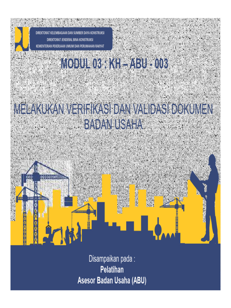 Modul 3 - Melakukan Verifikasi Dan Validasi Dokumen BU 290421 | PDF