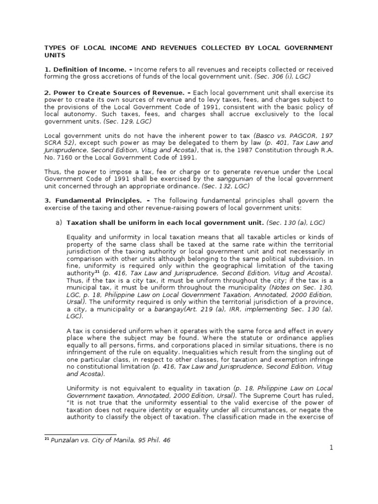 Local Government Revenue Guide | PDF | Taxes | Value Added Tax