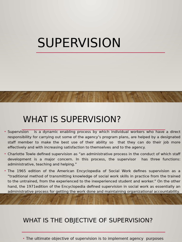 Supervision | PDF | Learning | Social Work