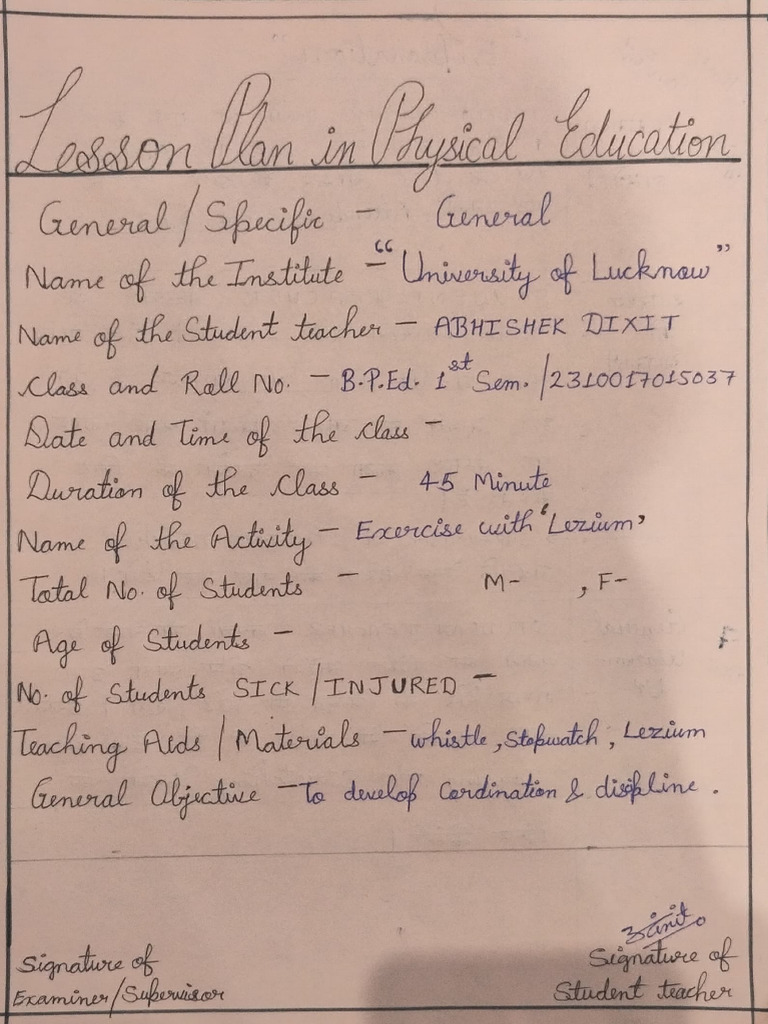 LEZIUM Lesson Plan | PDF