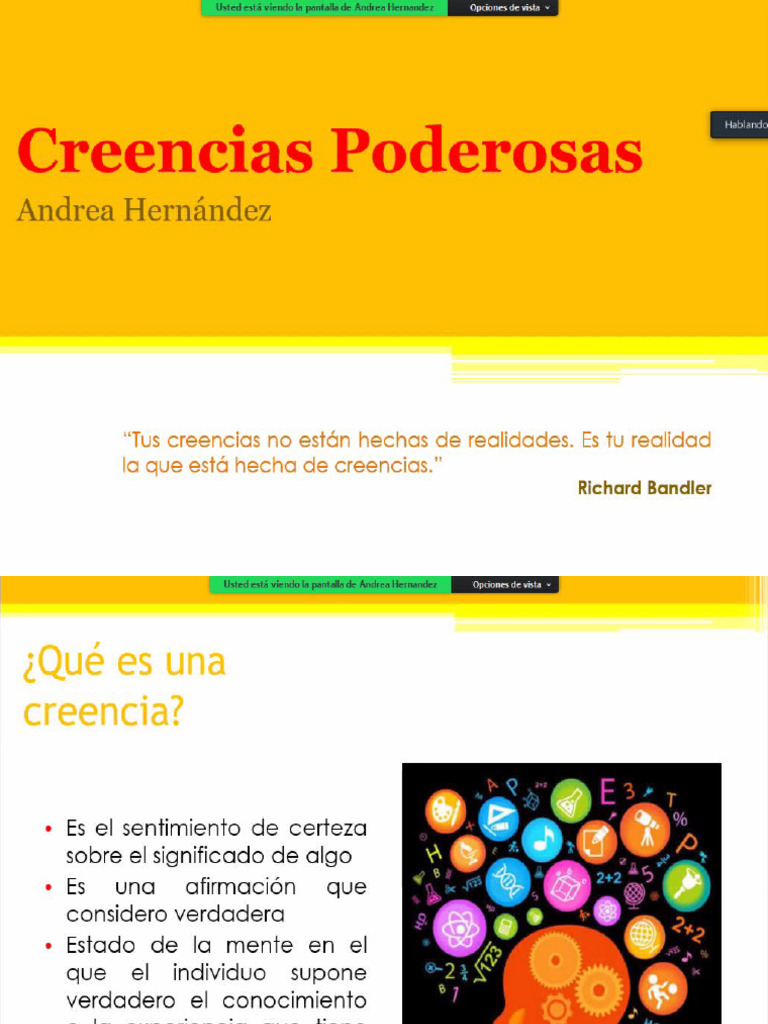 Cambio de Creencias | PDF