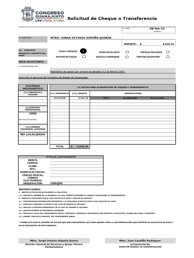 Formato Solicitud Cheque-Transferencia PLG.pdf-51 (1) | PDF