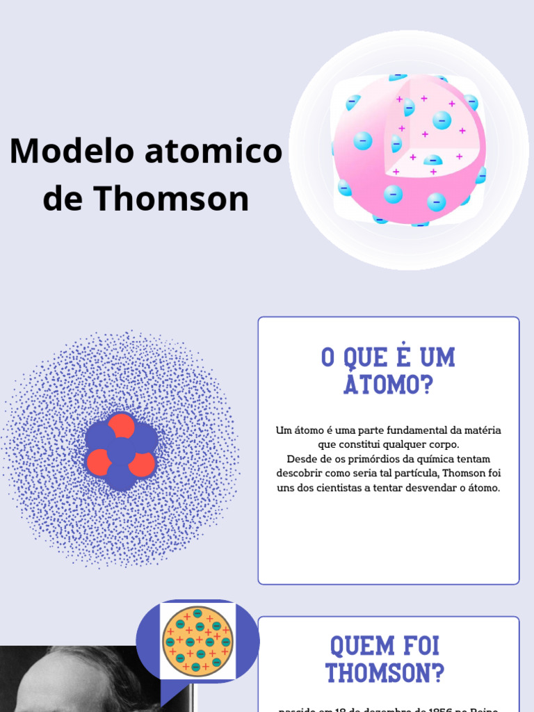 Modelo Atomico de Thomson | PDF
